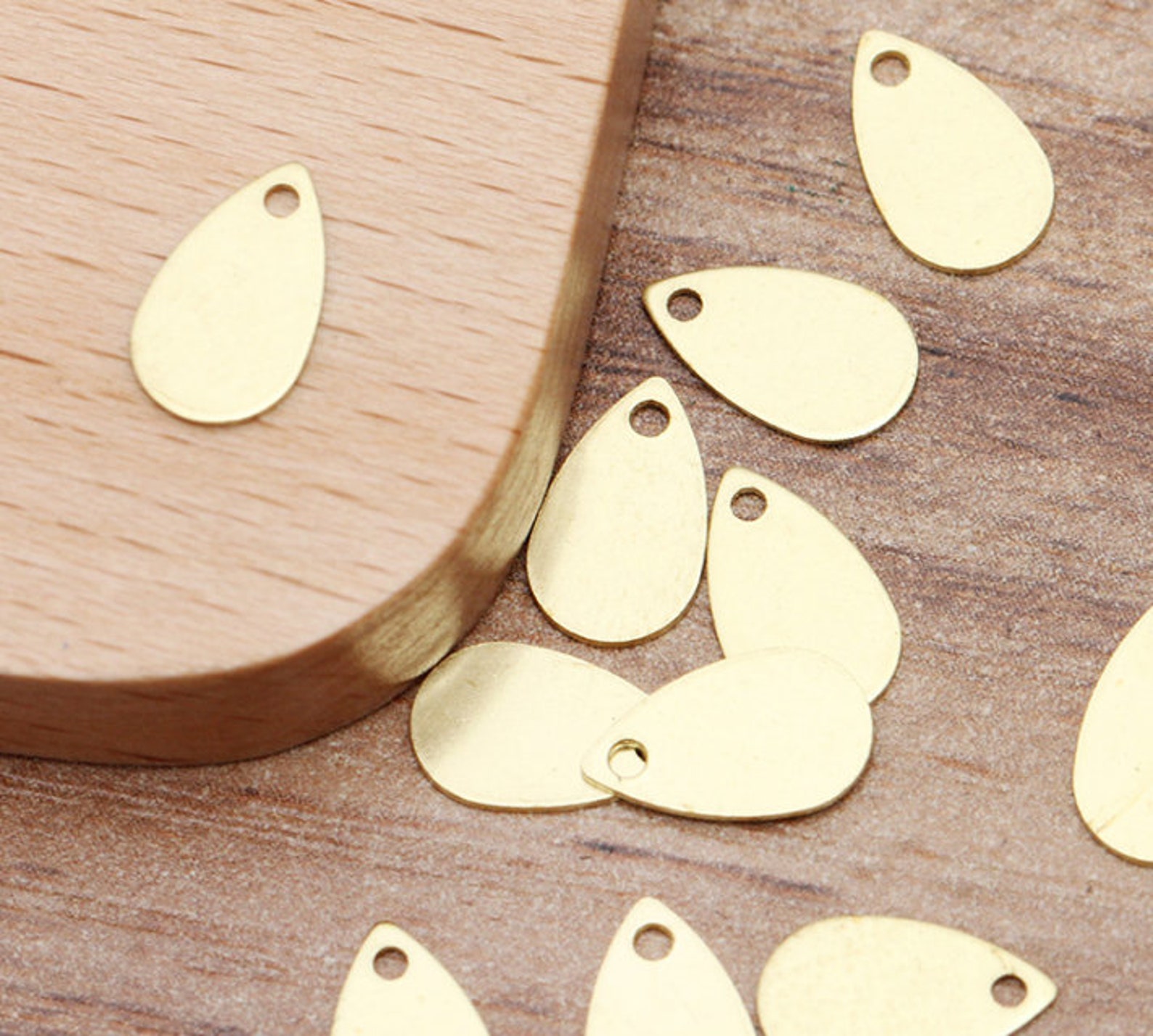 Bulk 200 Pcs Pendants Charms Drop Brass Base - Etsy