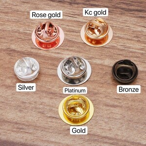 Bulk 200 Pcs Tie Pin, Lapel Pin Tie Tack, Bezel Blank,back Brooch ...