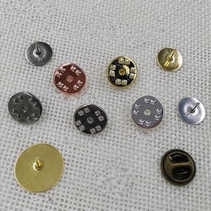 Bulk 200 Pcs Tie Pin, Lapel Pin Tie Tack, Bezel Blank,back Brooch ...