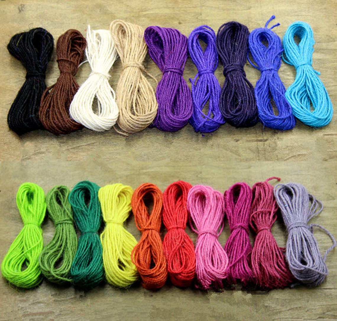 Bulk 10 Meters Hemp Cable Cord 2mm Mixed Color - Etsy