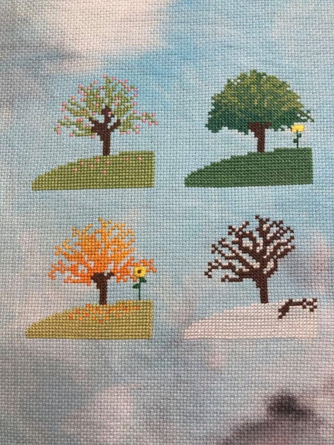 PDF PATTERN - Life and Loss - Seasons - Etsy