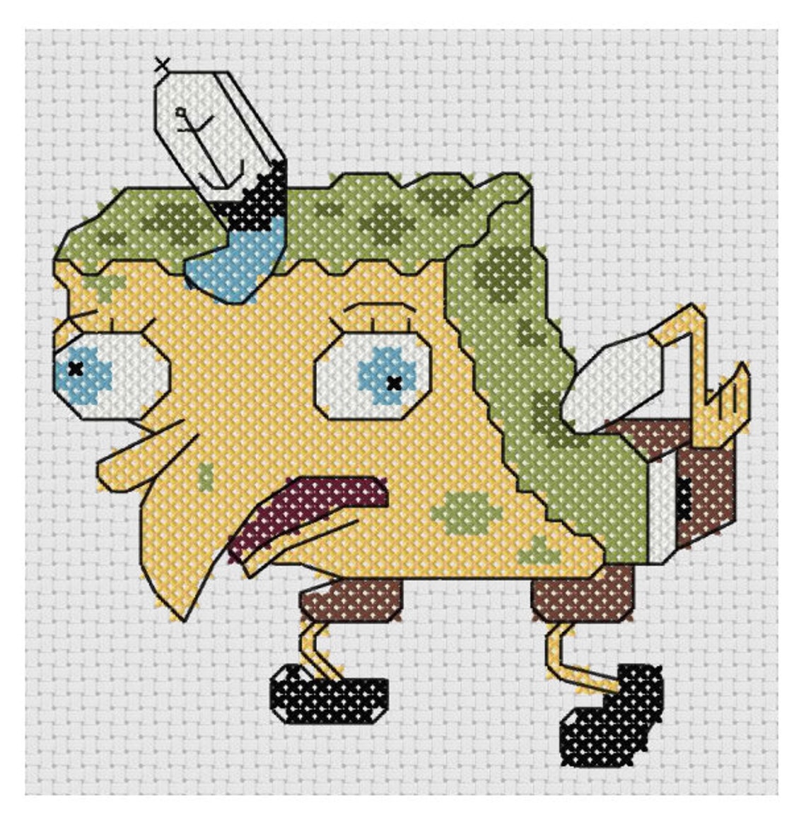 PDF Pattern - Mocking Spongebob - Etsy