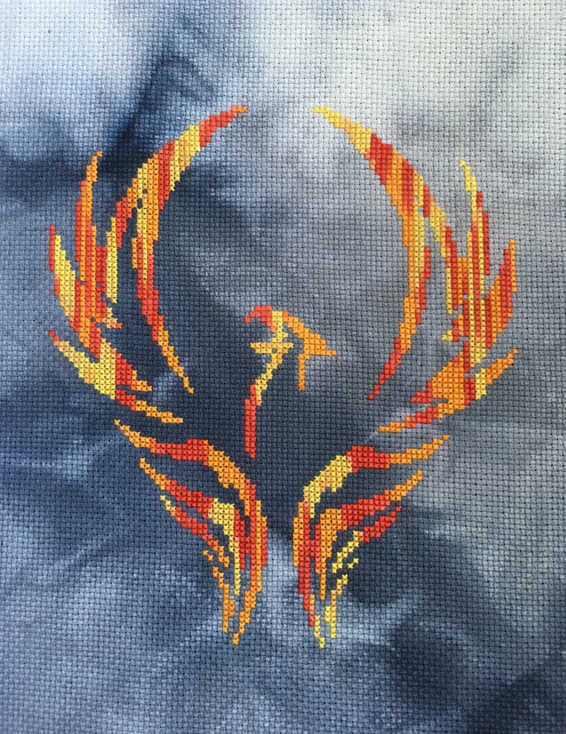 Phoenix Cross Stitch PATTERN - Etsy