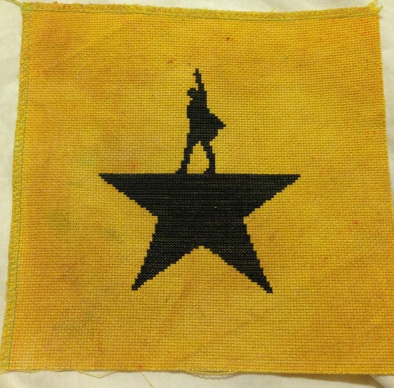 PDF Pattern Broadway Inspired Cross Stitch Hamilton | Etsy