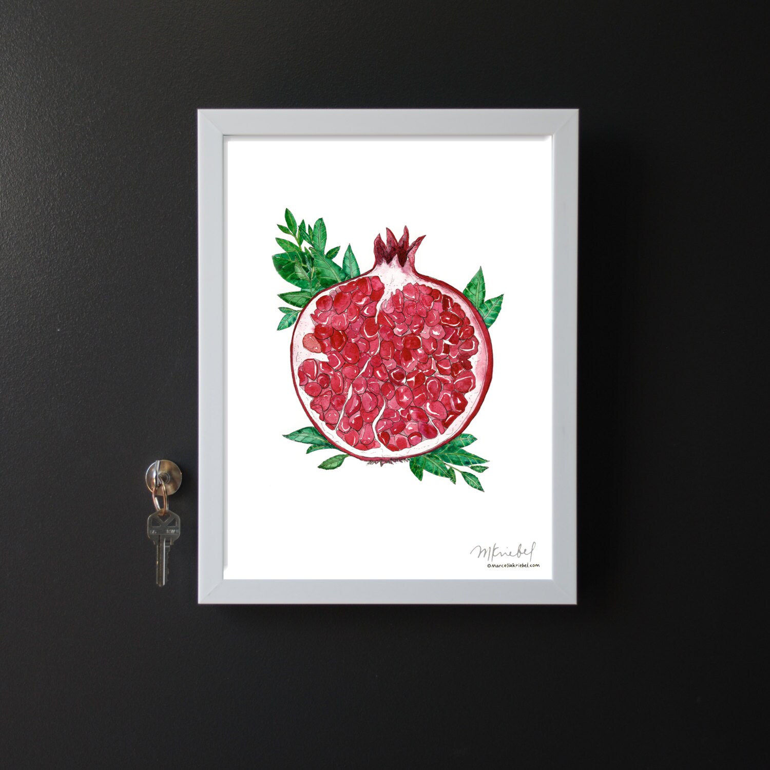 Large Pomegranate Fruit/ Symbol of Prosperity and Fertility | Etsy