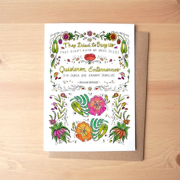Mexican Proverb - Etsy