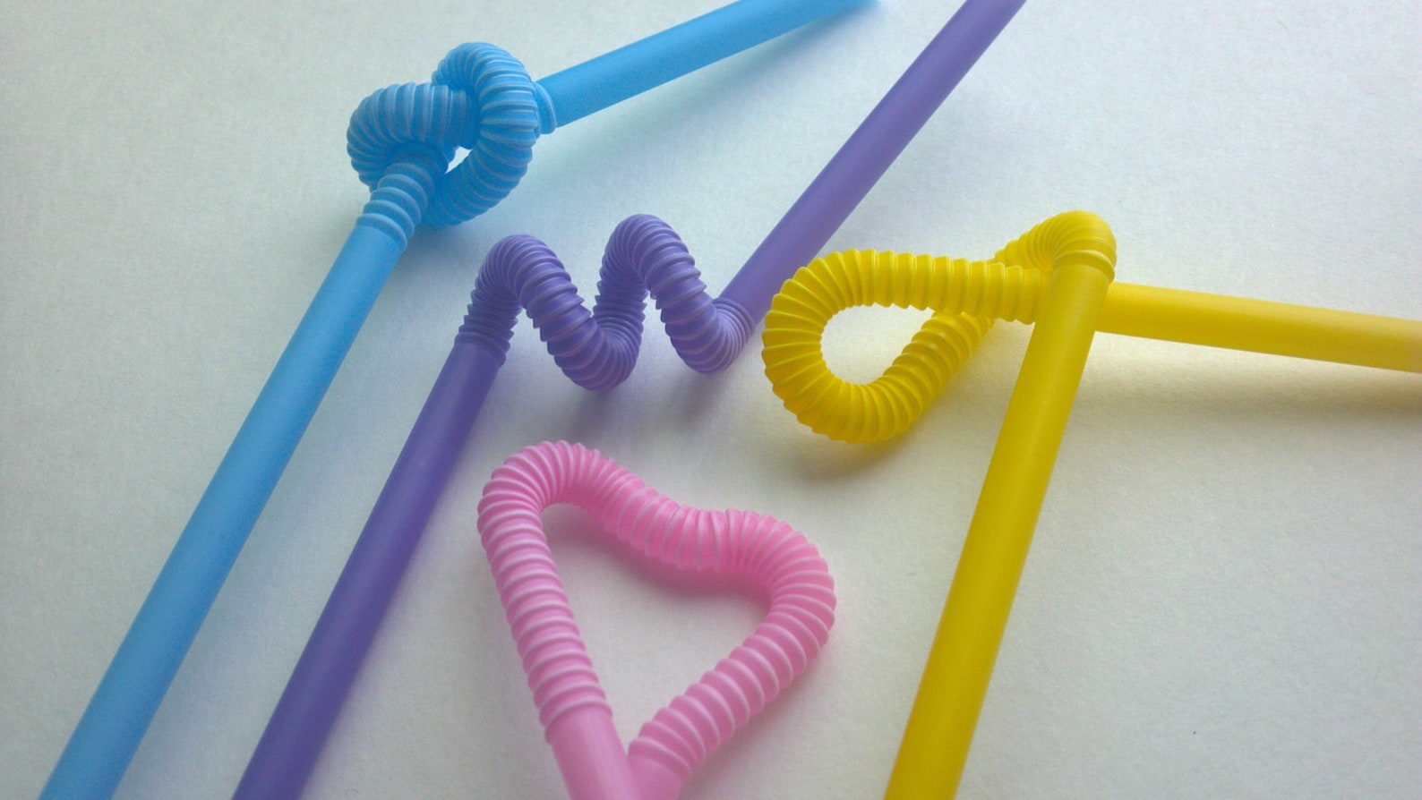 Rainbow Super Bendy straws make shapes knots 50 pcs perfect | Etsy