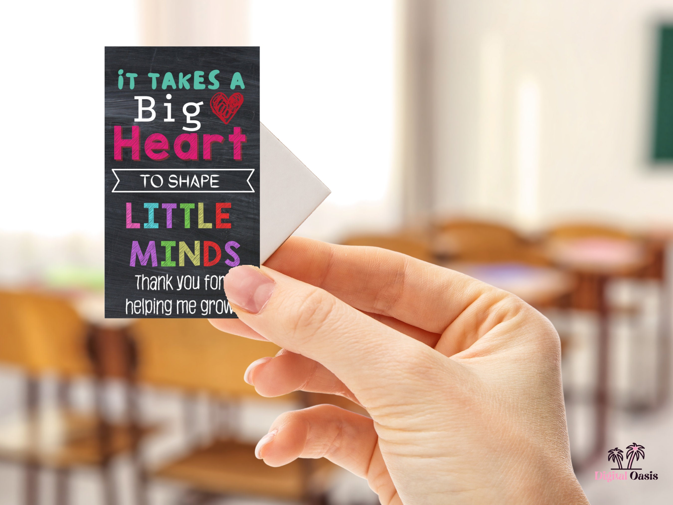 Printable Teacher Appreciation Gift Tag, Thank You Teacher Tag, End of ...