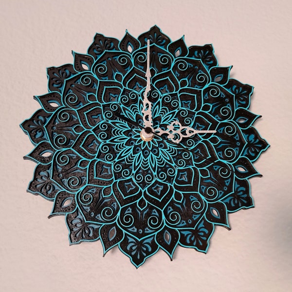 Mandala Clock - Etsy