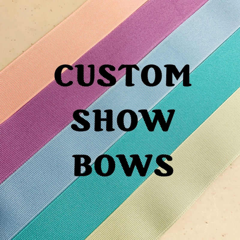 Show Bows - Etsy