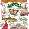 Georgia State Print. Illustration. the Peach State. - Etsy