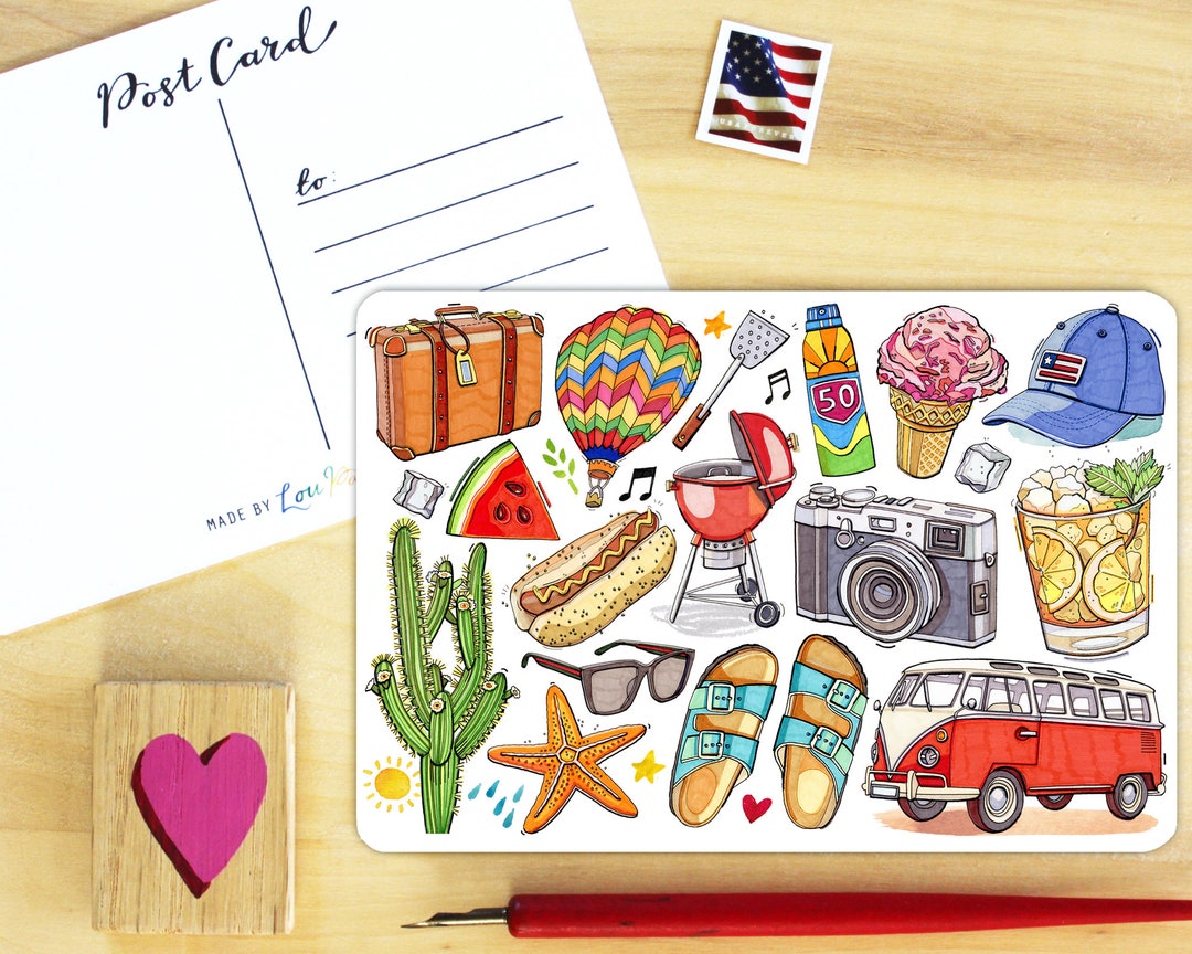 Summer Postcard. - Etsy