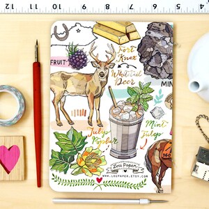 Kentucky Notebook, Blank Journal, Bluegrass State, Illustration, State ...