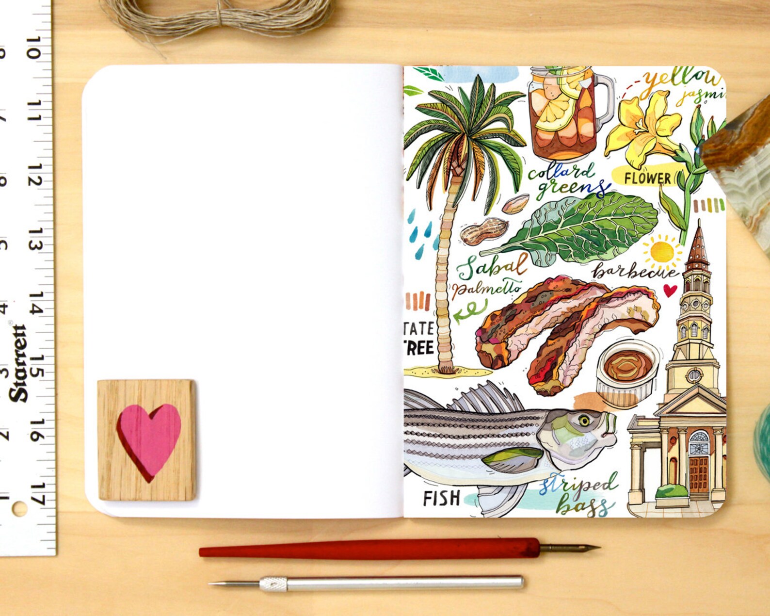 South Carolina Notebook, Blank Journal, the Palmetto State, State ...