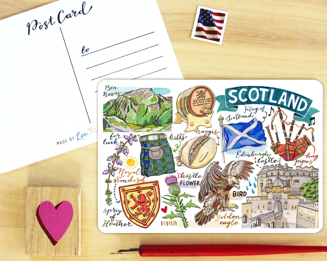 Scotland Postcard. - Etsy