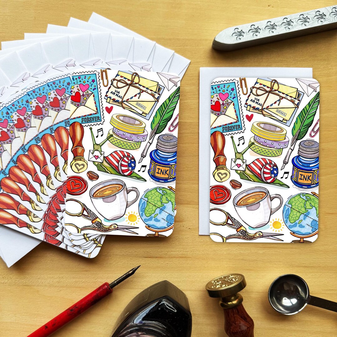 Snail Mail Mini-notes. - Etsy