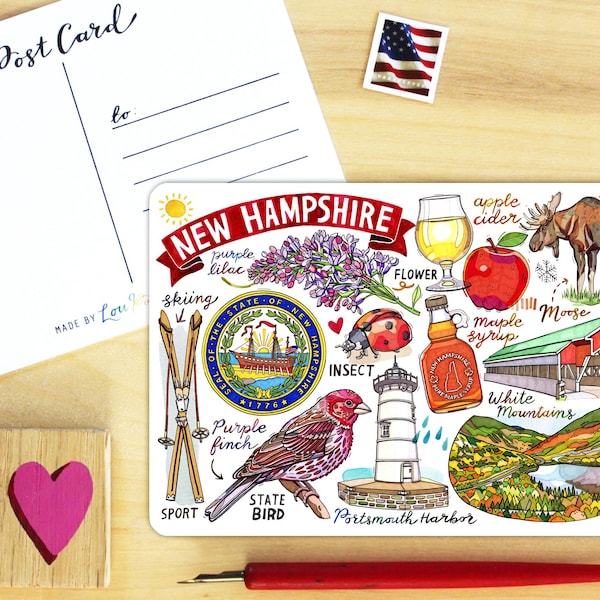 New Hampshire Art - Etsy