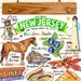 New Jersey State Print. Garden State. - Etsy