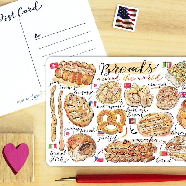 Lou Paper Postcard - Etsy