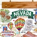 Nevada State Print. State Symbols. Illustration. State Art. the Silver ...