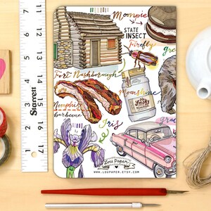 Tennessee Notebook, Blank Journal, Volunteer State, Symbols ...