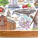 Massachusetts Print, the Bay State. Illustration. - Etsy