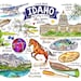 Idaho Print. the Gem State. - Etsy