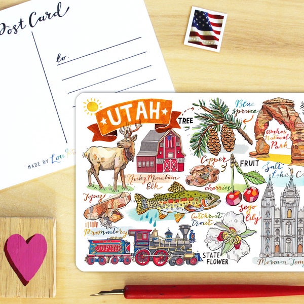 Utah Postcards - Etsy