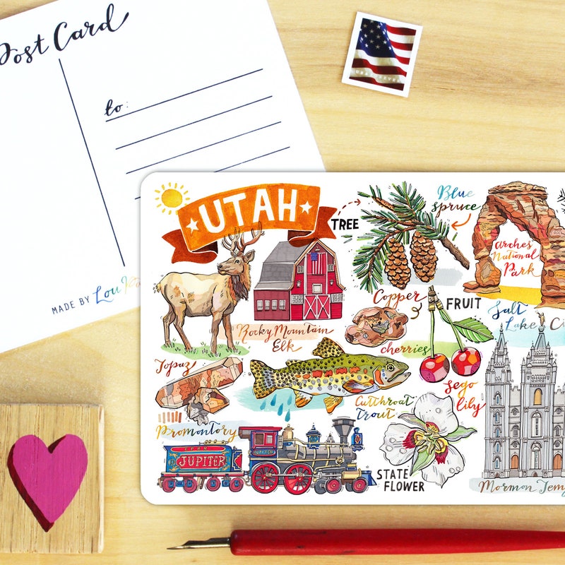 Utah Postcards - Etsy
