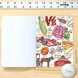 Indiana Notebook, Blank Journal, the Hoosier State. - Etsy