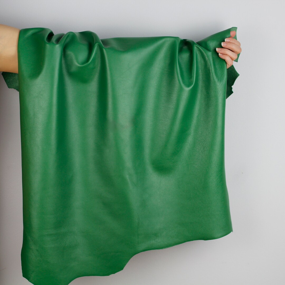 Soft Italian Lambskin Hide Skin First Quality 8 Sf KELLY GREEN Ship as ...