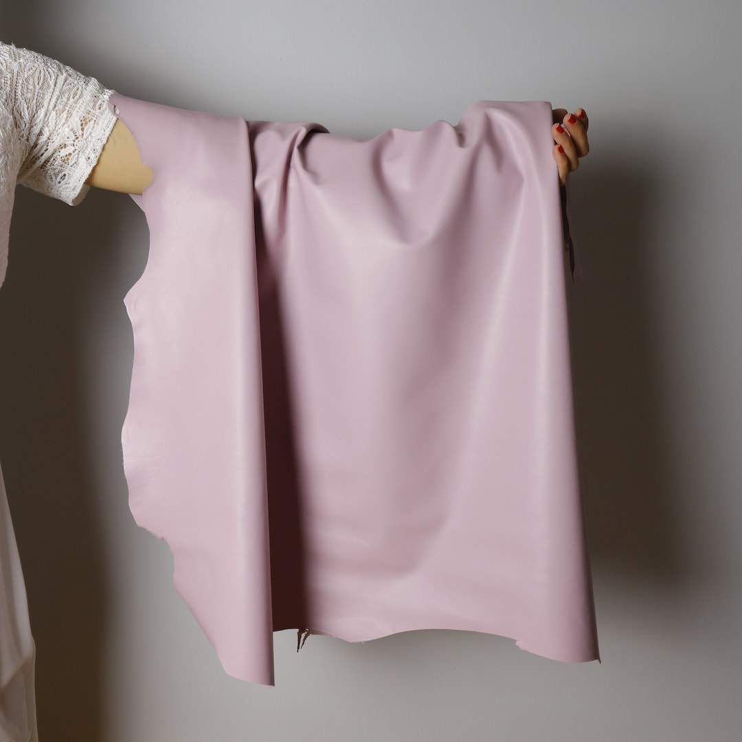 Soft Italian Lambskin Hide First Quality 8 Sf PASTEL PINK Ship as Gift ...