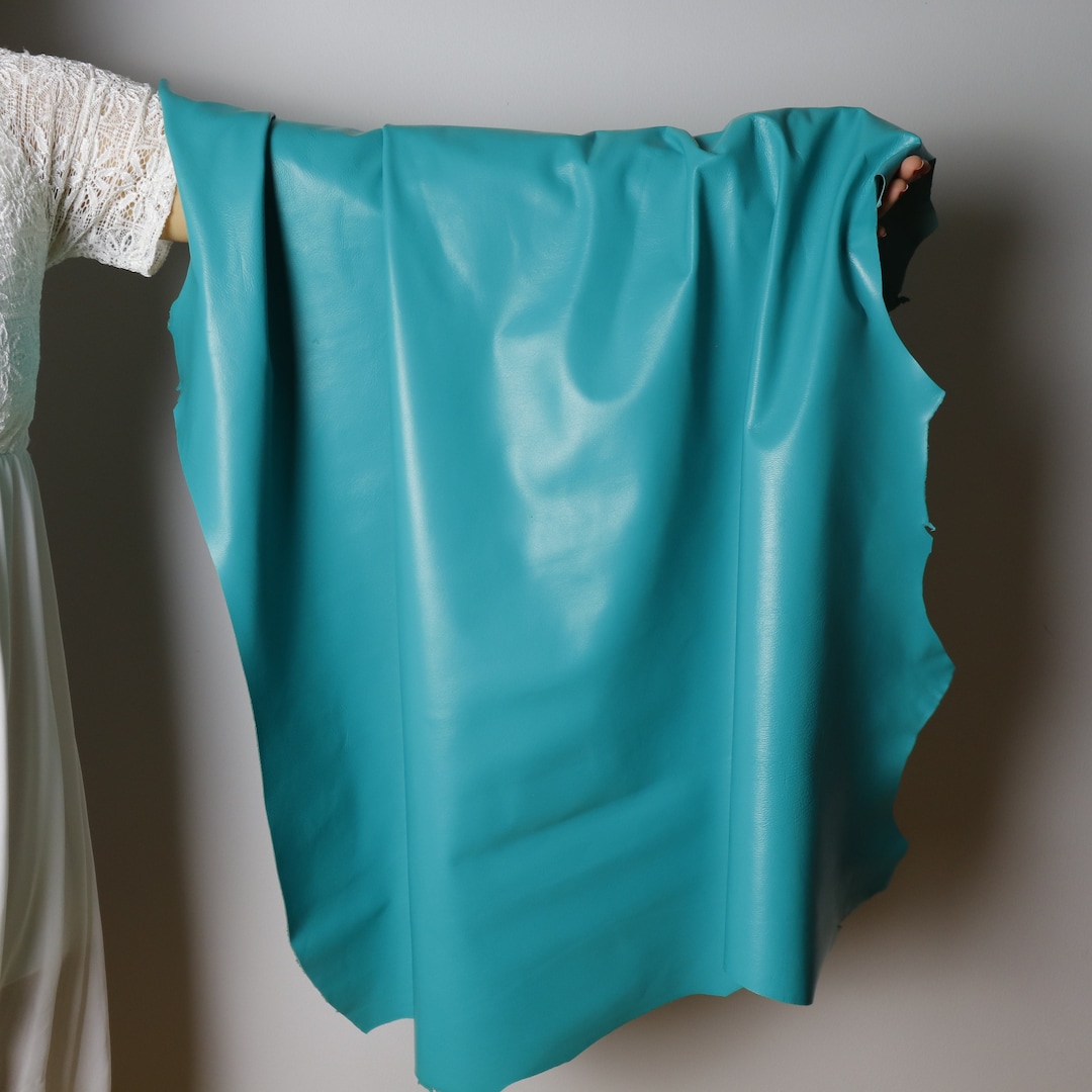 SOFT Italian Lambskin Hide Teal Green First Quality 8 Sf Ship as Gif ...