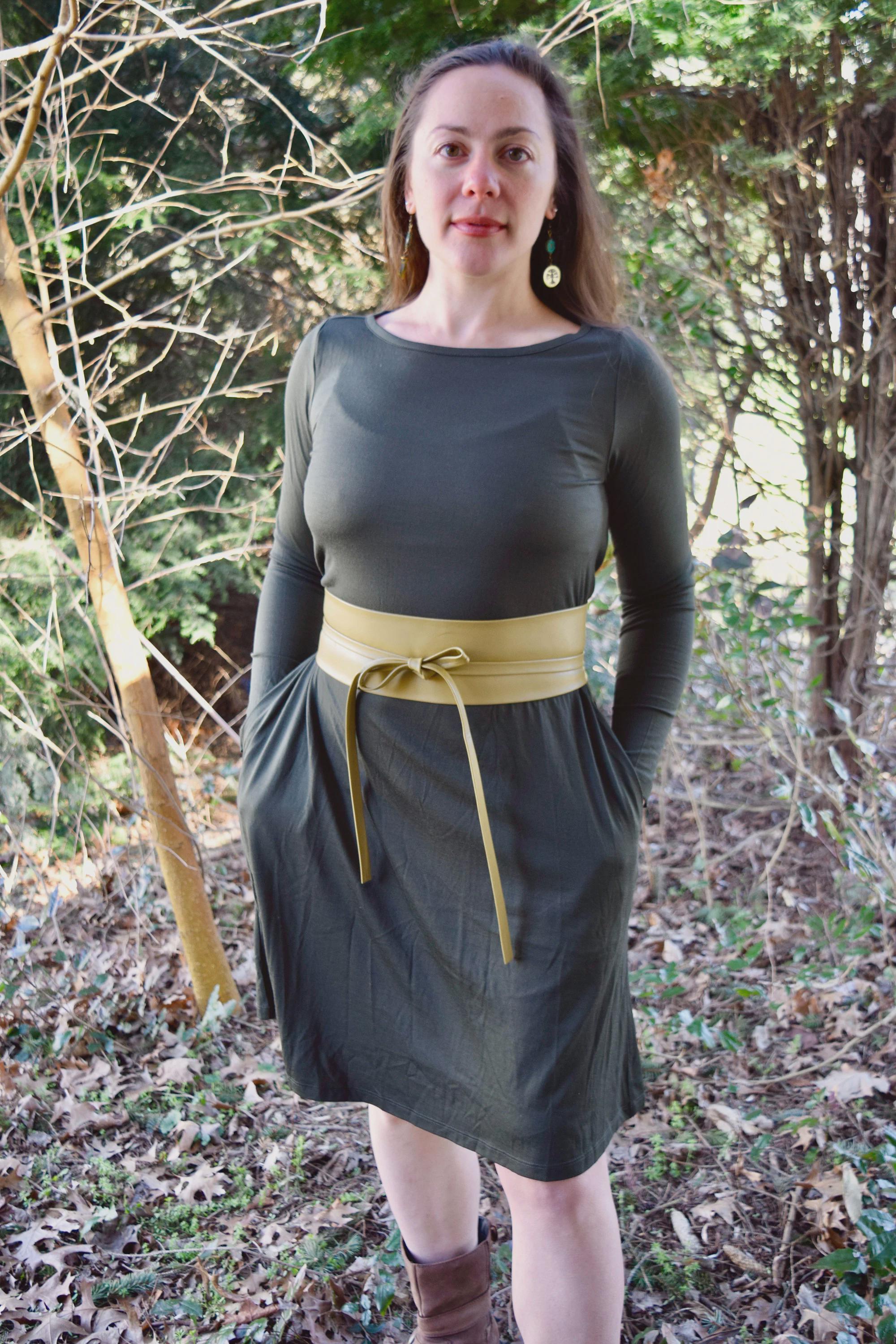 New VIKTOR SABO Exclusive Handmade Canadian Obi OLIVE Lambskin for ...