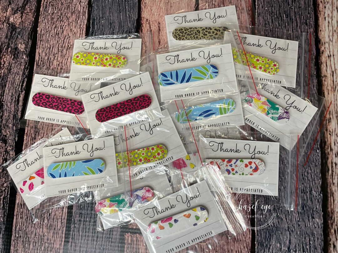 Nail File Thank You Gift - 10 Pack - Etsy