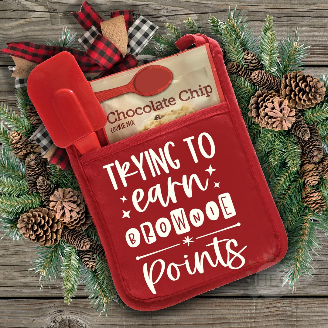 Trying to Earn Brownie Points - Pot Holder - Christmas Gifts ...