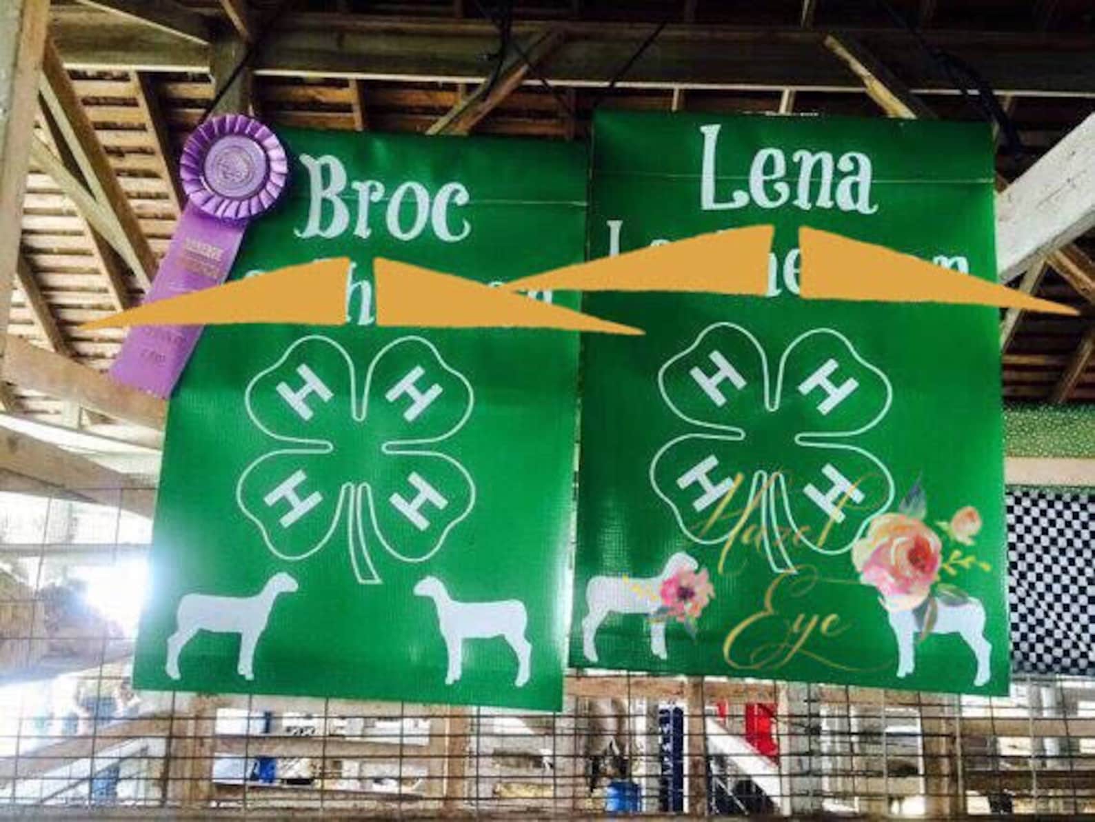 4-H Show Flag 4-H Display 4-H Livestock Display | Etsy