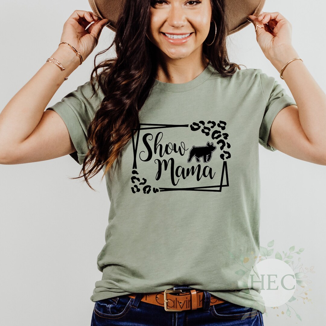 4-H Show Mama - 4-H Mom - Show Pig - Unisex T-shirt - Etsy