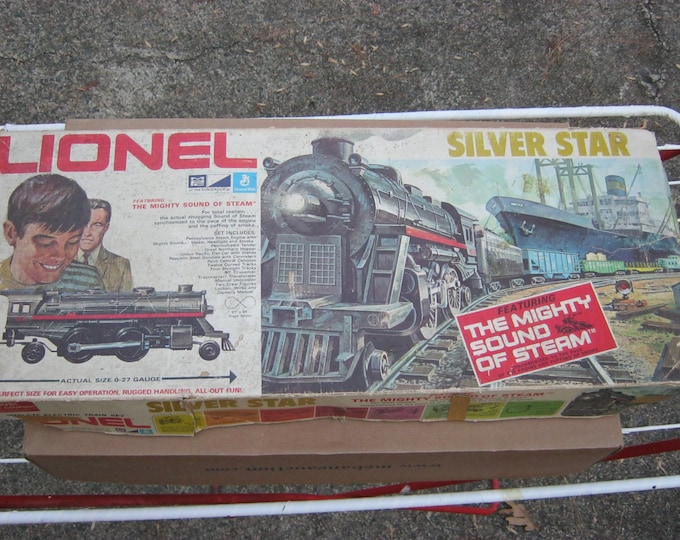 Lionel Silver Star Train Set in Box O Gauge, and Lionel Rock Island ...