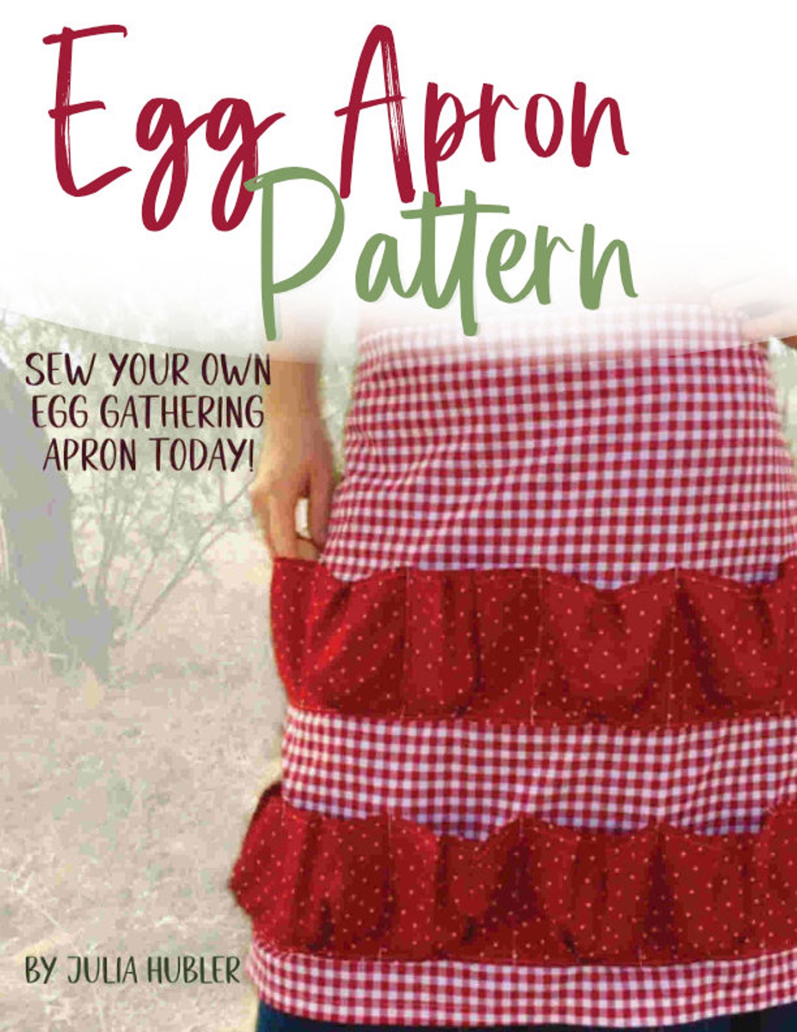 Egg Apron Pattern Child & Adult2 Downloads - Etsy