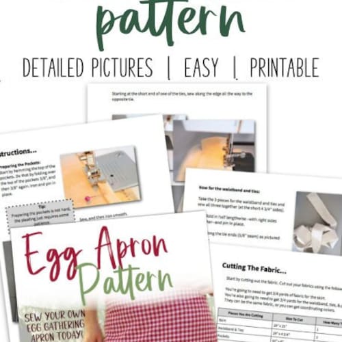 Egg Apron Pattern - Etsy