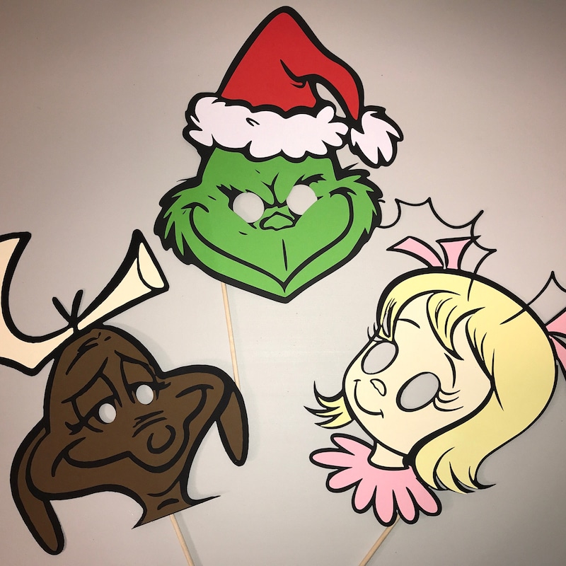 Grinch Mask Svg - Etsy