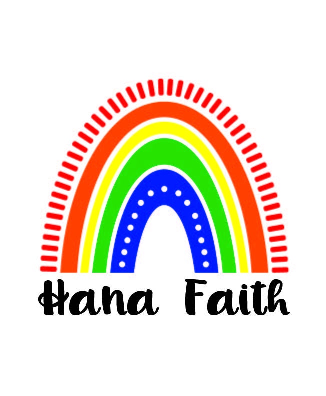 Printable Nursery Decor Personalized Rainbow Baby Name Picture | Etsy