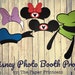Disney Characters Photo Booth Party Props Mickey Ears Minnie - Etsy