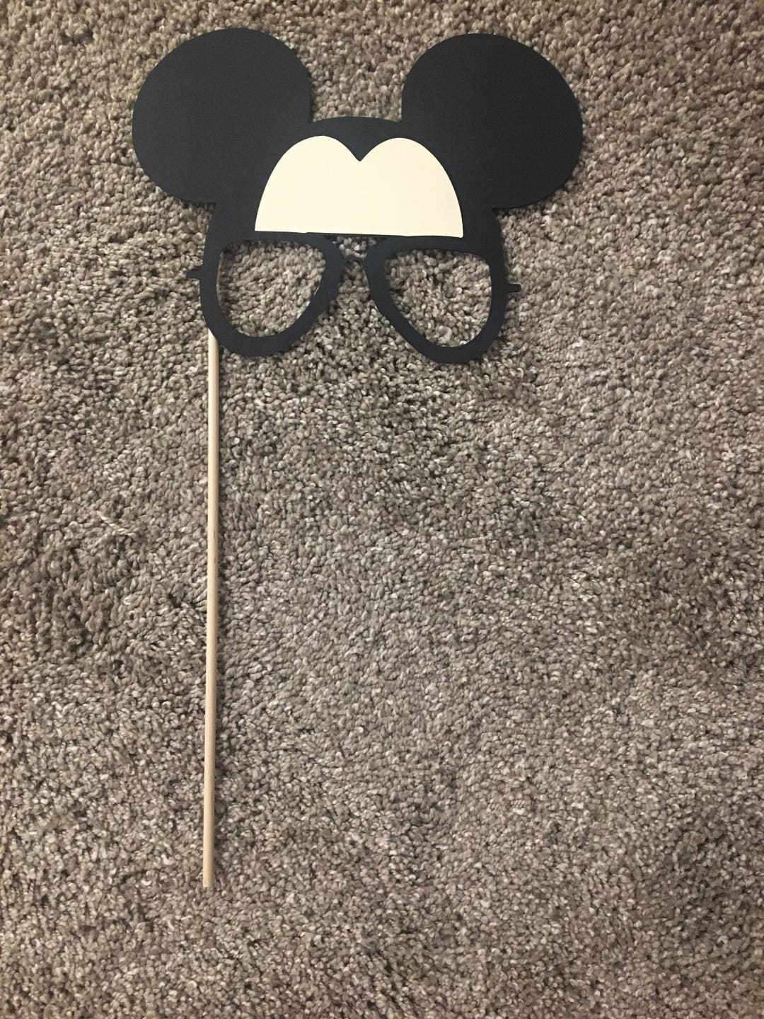 Disney Photo Booth Prop Mickey Ears Aviator Shades Sunglasses Mask - Etsy