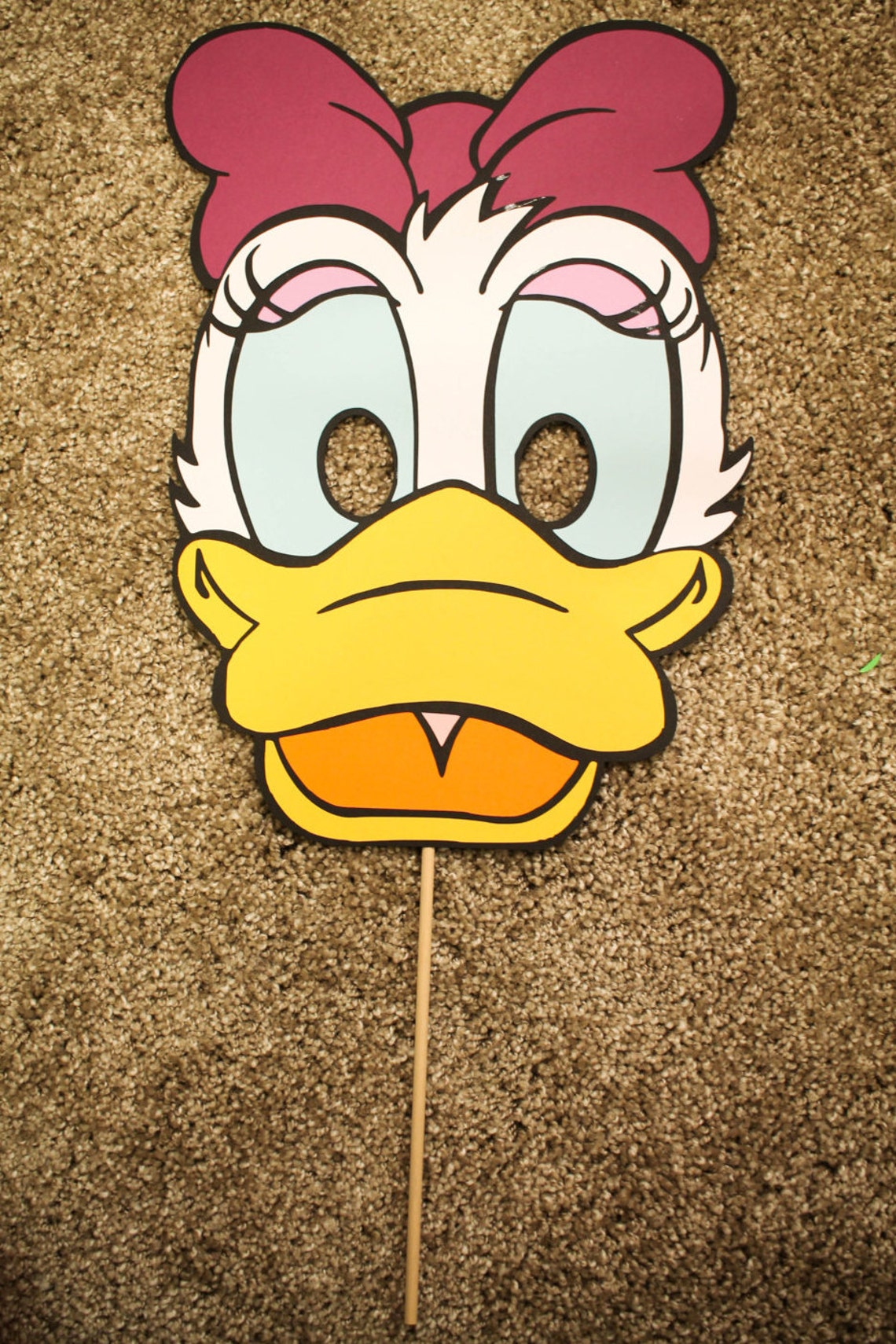 Daisy Duck Photo Booth Prop Mask Adult Size - Etsy