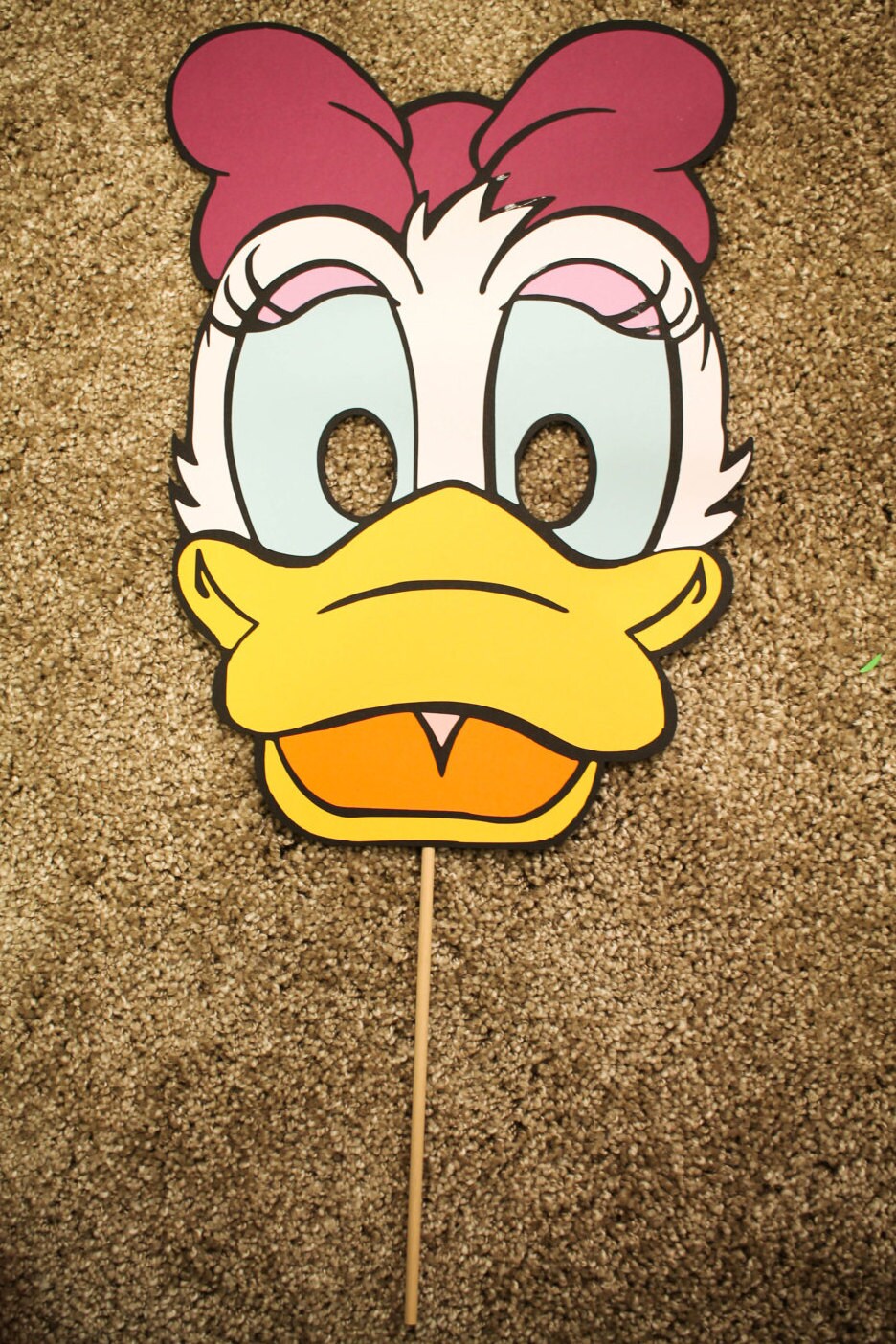 Daisy Duck Photo Booth Prop Mask Adult Size - Etsy