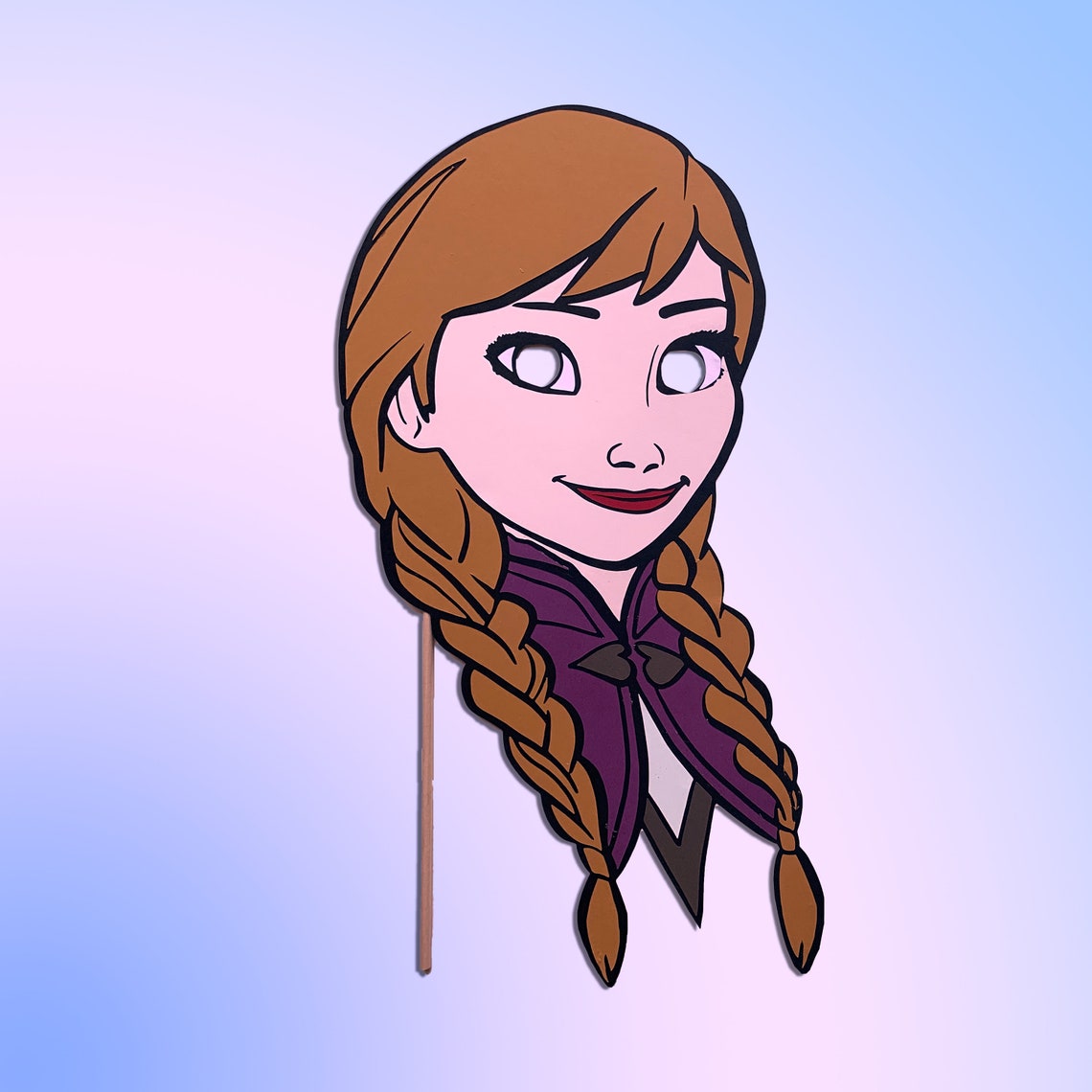 Disney Frozen Photo Booth Prop Paper Masks Anna Elsa | Etsy