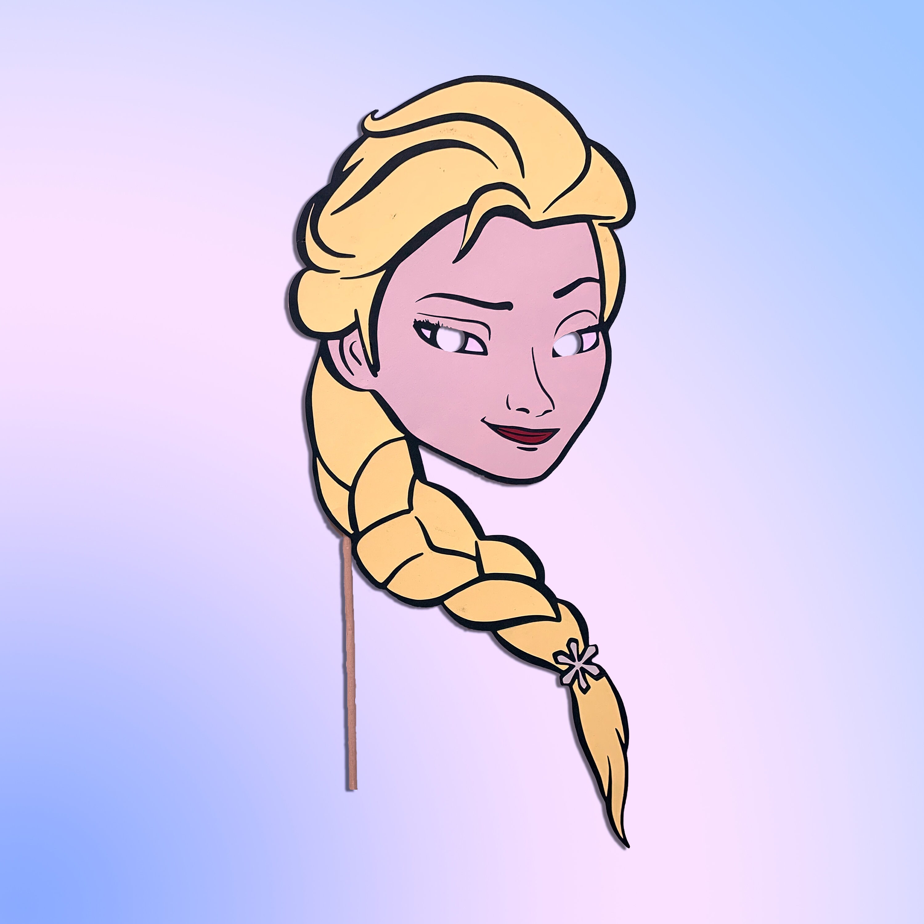 Disney Frozen Photo Booth Prop Paper Masks Anna Elsa - Etsy