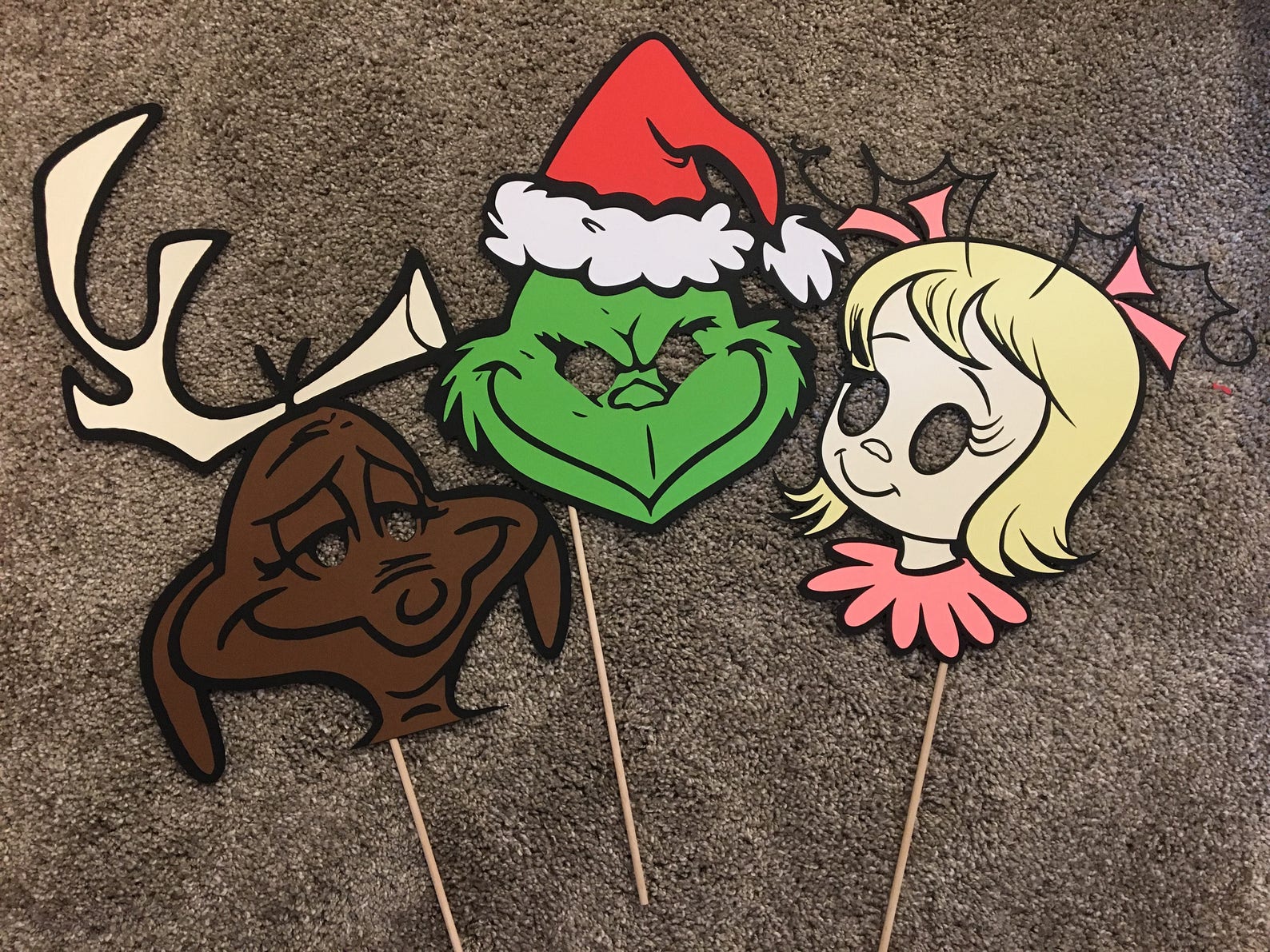Grinch Mask Party Pack - Etsy